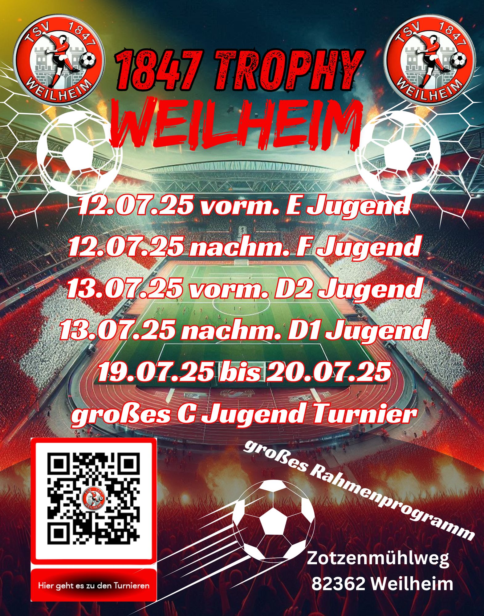 TSV 1847 Weilheim Fußball - Home & News & Menue
